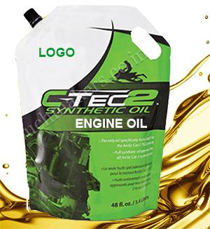 Engine Oil Spout Pouch -- Logos Pack